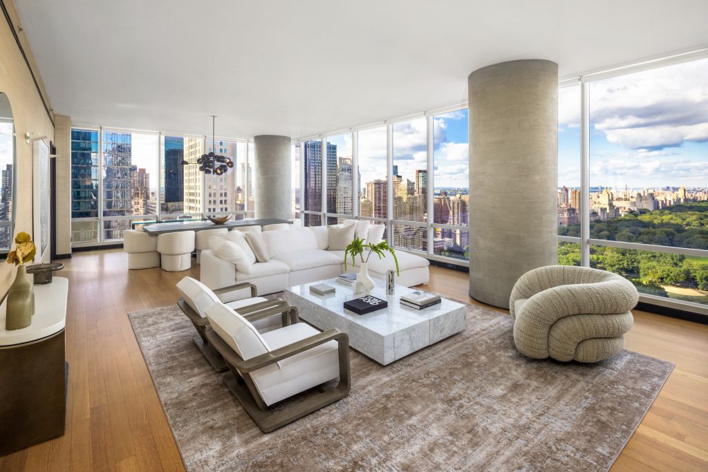 $12.2M condo on Billionaires' Row looks like it's floating above Central Park | 6sqft