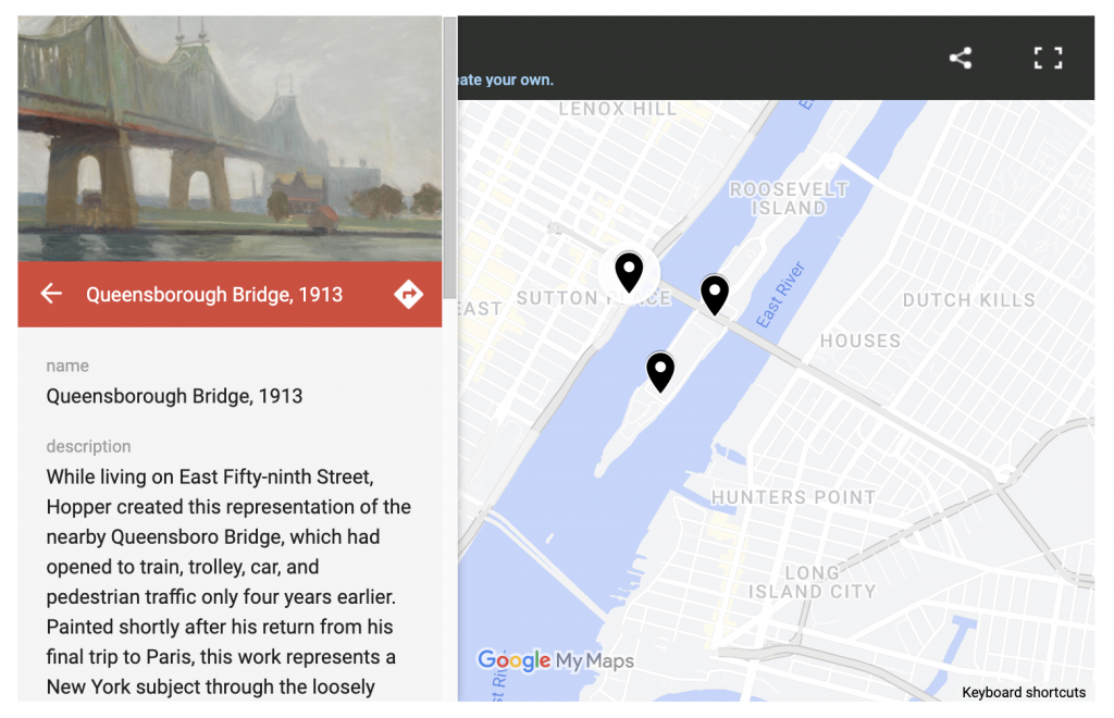 Explore NYC from Edward Hopper's perspective with this new digital map ...