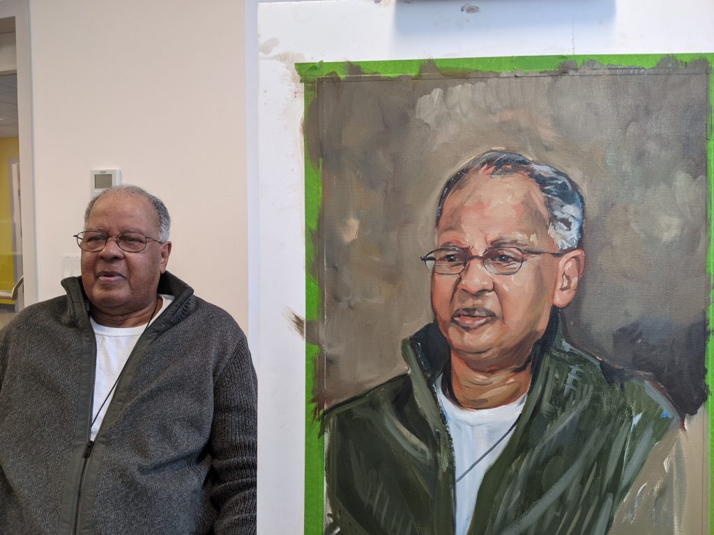 This New York City artist is painting portraits of 200 South Brooklyn ...