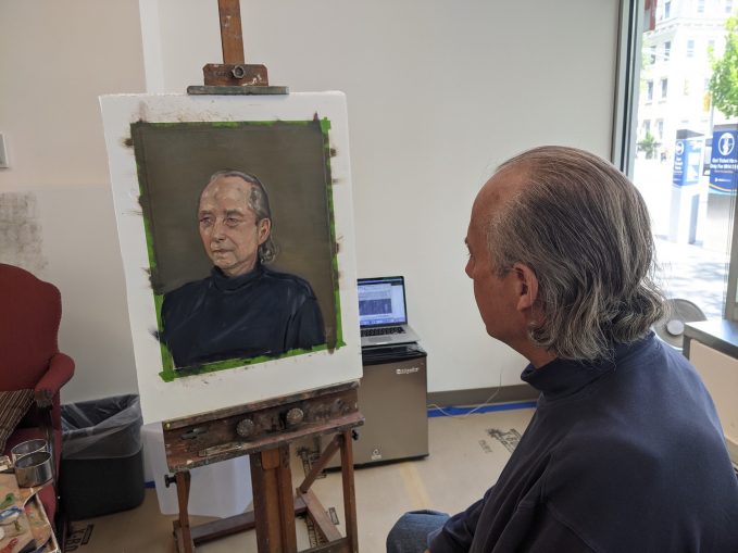 This New York City artist is painting portraits of 200 South Brooklyn ...