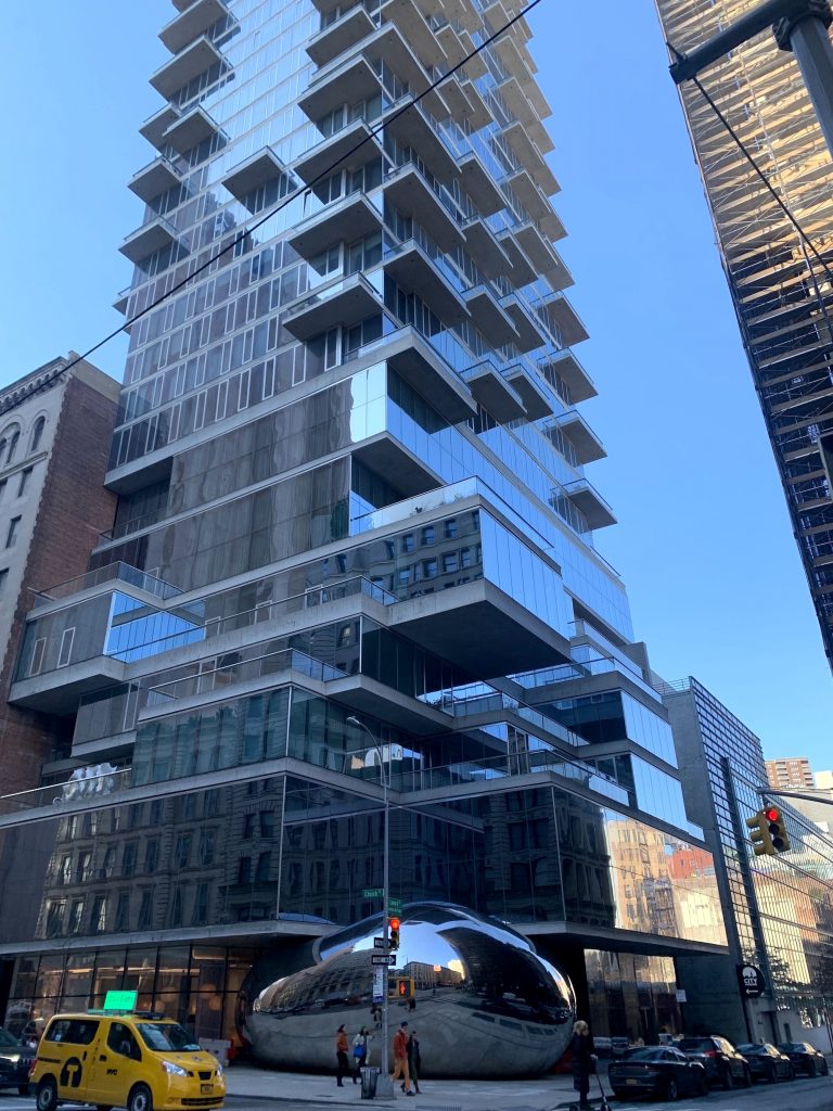 Anish Kapoor's bean sculpture is finally complete in Tribeca | 6sqft