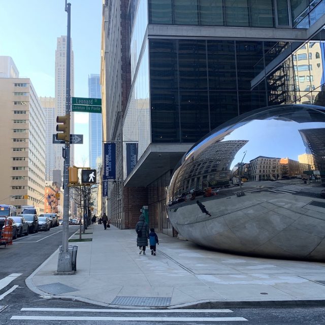 Anish Kapoor's bean sculpture is finally complete in Tribeca | 6sqft