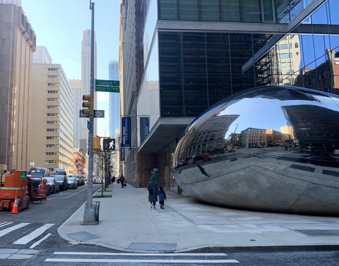 Anish Kapoor's bean sculpture is finally complete in Tribeca | 6sqft