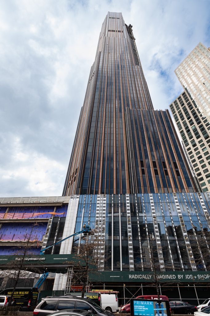 The Brooklyn Tower's striking neo-Deco crown is complete | 6sqft