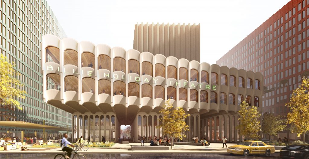 Plans unveiled for David Adjaye's Restoration Plaza revamp in Bed-Stuy ...