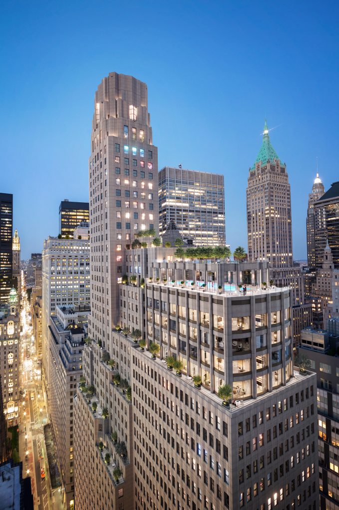 Now complete, NYC's largest office-to-condo conversion One Wall Street ...