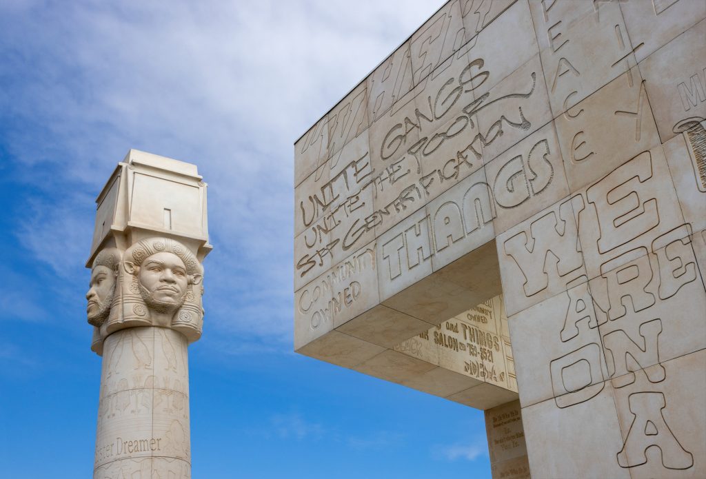 Ancient Egypt and South Central L.A. meet in monumental installation on ...