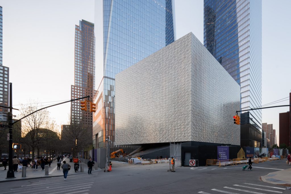 World Trade Center's new cube-shaped arts center reveals inaugural ...